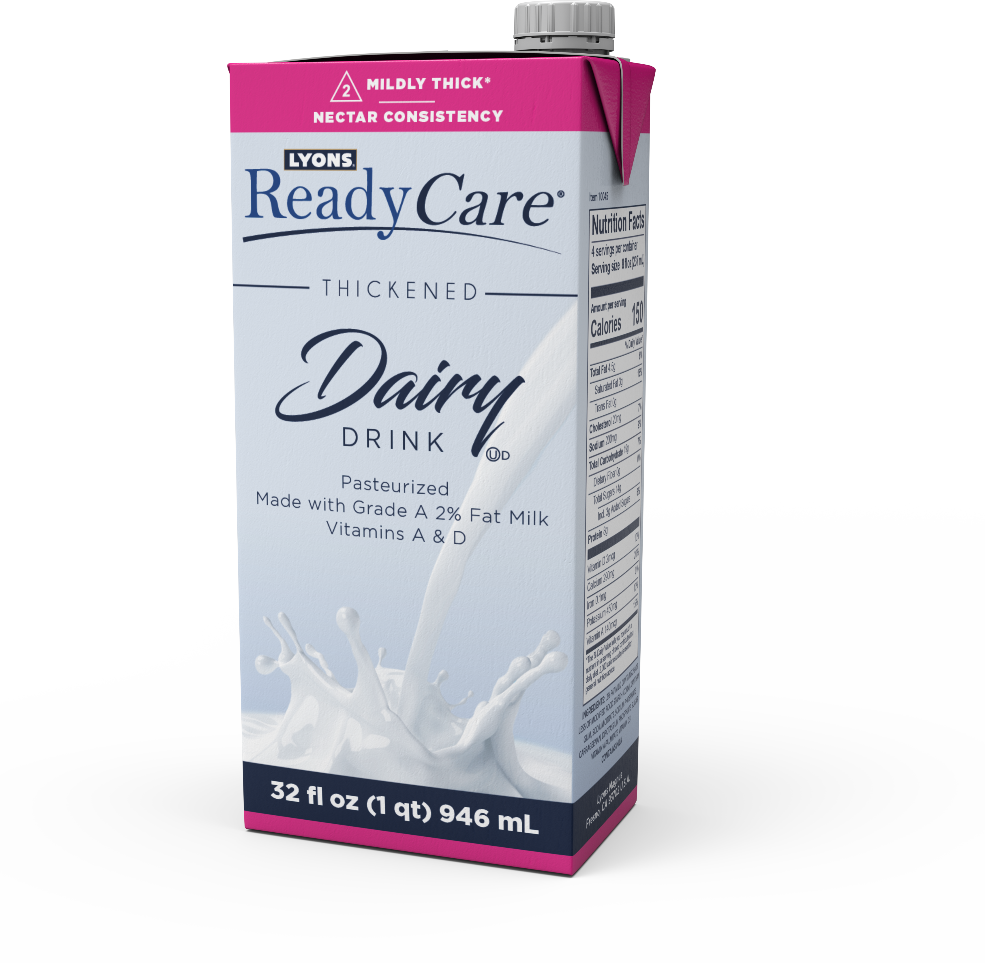 Thickened Dairy Drink - Nectar/Level 2 – ReadyCare@Home